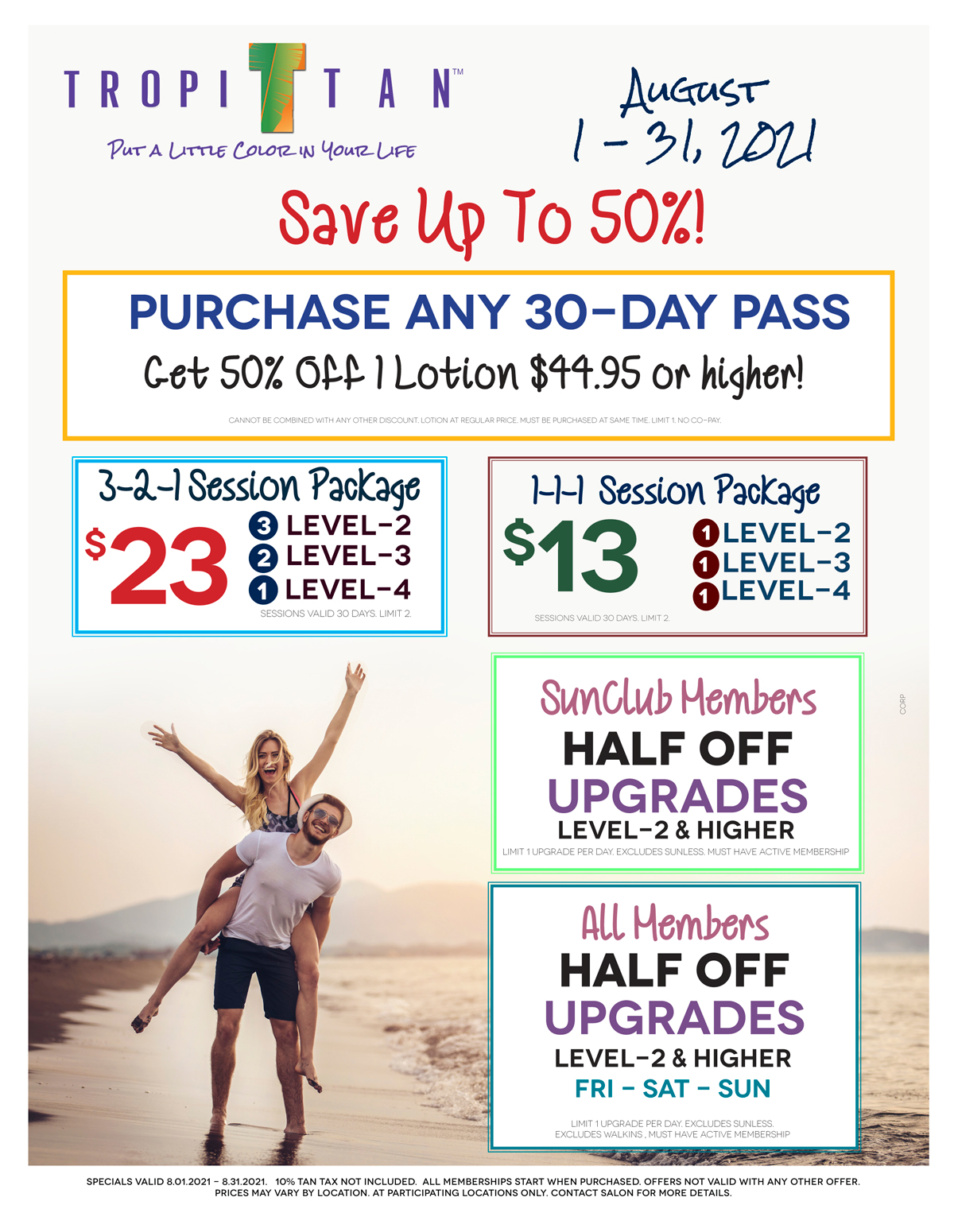 Current Specials – Tropi Tan Tanning Salons